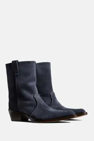 Khaite Clive Ankle Boot - Blu