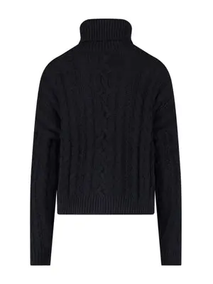 Ralph Lauren Cable-knit Cotton Turtleneck