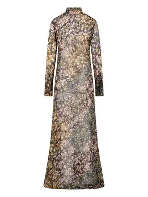 Dries Van Noten Long Jacquard Shirt Dress