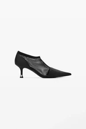 Alexander Wang Fei 65mm Mesh Bootie - Black