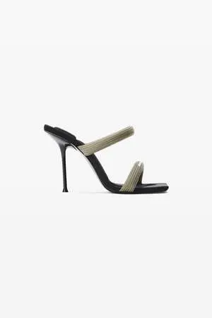 Alexander Wang Julie 105mm Nylon Tubular Sandal - Burnt Sage
