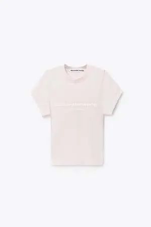 Alexander Wang Puff Logo Baby Tee - Light Pink