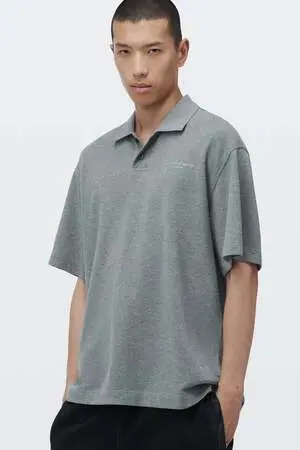 Alexander Wang Crystal Hotfix Polo - Sidewalk