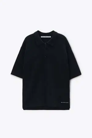 Alexander Wang Wool Polo Shirt - Black
