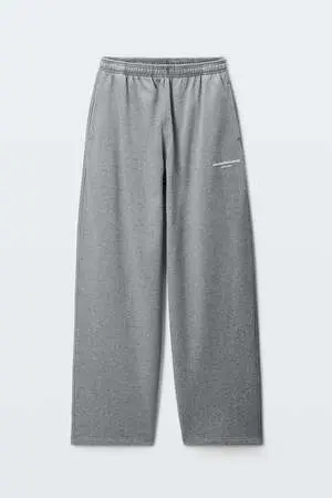 Alexander Wang Mid-rise Oversized Sweatpant W/ Logo Print Sidewalk