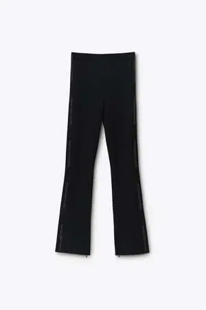 Alexander Wang Debossed Logo Fitted Pant Black