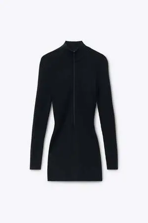 Alexander Wang Logo Track Stripe Dress - Black