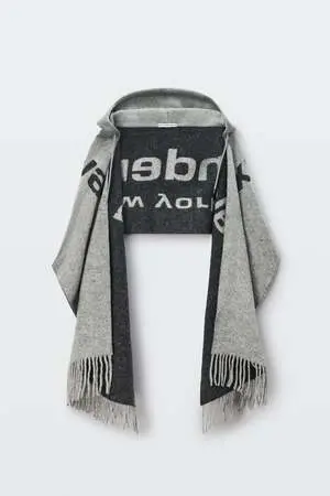 Alexander Wang Scarf Hoodie - Sidewalk