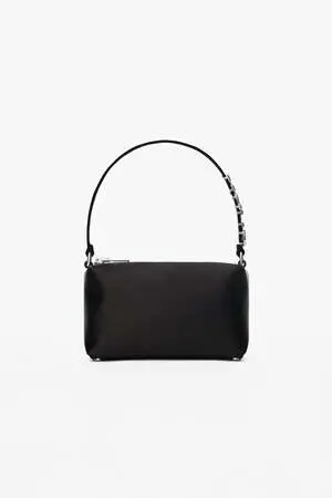 Alexander Wang Heiress Pouch In Satin - Black