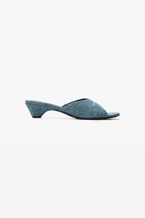 Alexander Wang Cher Kitten Mule - Blue