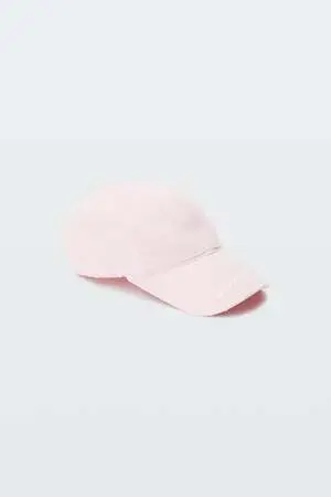 Alexander Wang Crystal Hotfix Logo Twill Baseball Cap - Light Pink