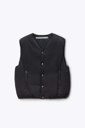 Alexander Wang Moto Puffer Vest
