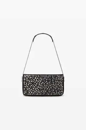 Alexander Wang Siren Crystal Mini Bag Black
