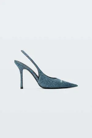 Alexander Wang Buffy 105mm Sling Back Pump - Blue