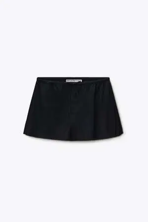 Alexander Wang Mid-rise Pleated Short - Black