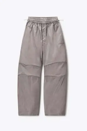 Alexander Wang Boxer Waist Mid-rise Track Pant - Grey