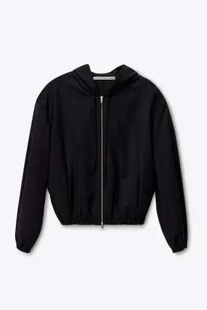Alexander Wang Zip Up Hoodie - Black