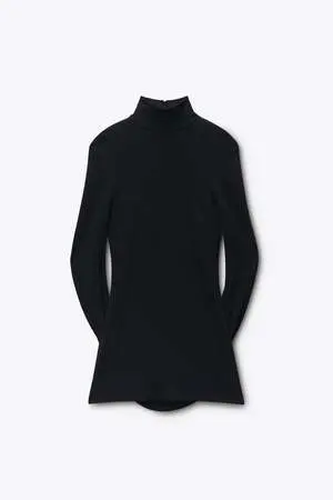 Alexander Wang Draped Asymmetric Minidress - Black