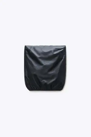 Alexander Wang Leather Bubble Top - Black