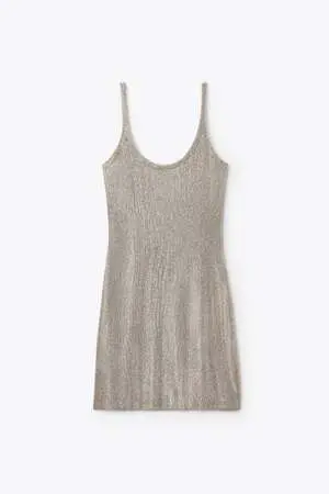 Alexander Wang Crystal Hotfix Dress - Champagne