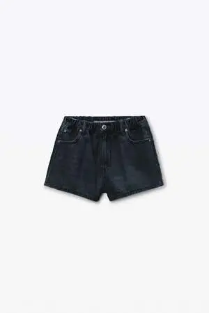 Alexander Wang Logo-embossed Marathon Shorts - Grey Aged