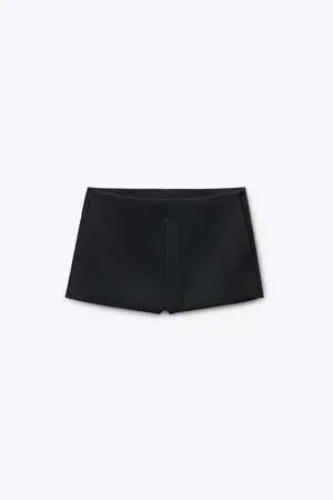 Alexander Wang Mid-rise Mini Skort - Black