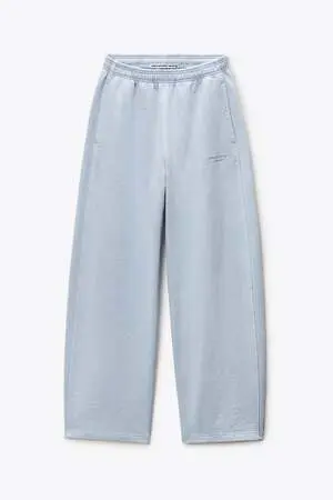 Alexander Wang Crystal Hotfix Mid-rise Relaxed Sweatpant - Washed Sky