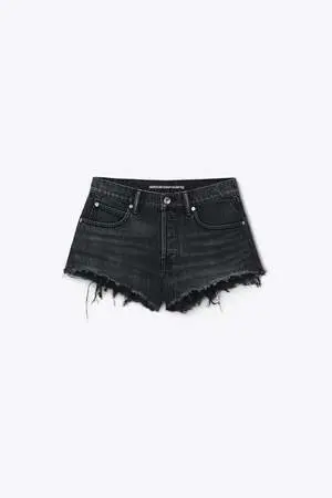 Alexander Wang Crystal Pocket Relaxed Short - Grey Aged
