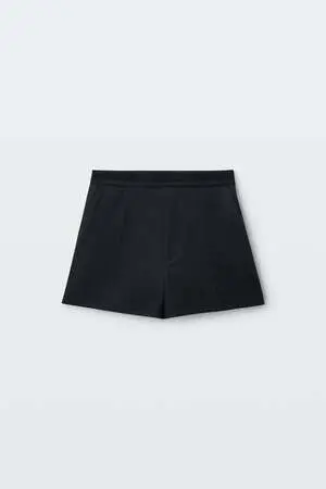 Alexander Wang Logo Elastic High-rise Mini Short - Dark Navy