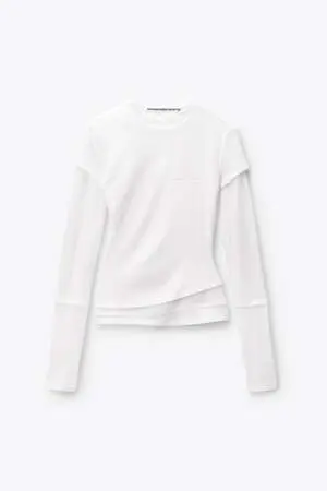 Alexander Wang Layered Top - White