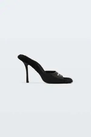 Alexander Wang Cher 105mm Mule - Black