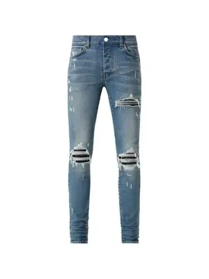 Amiri Mx1 Distressed-effect Jeans - Blue