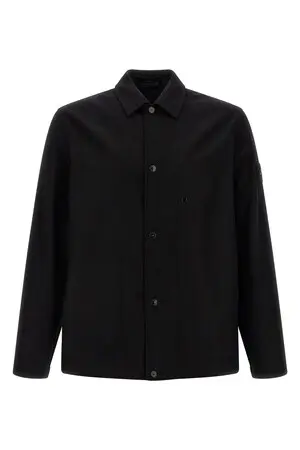 Stone Island Badge Ghost' Overshirt - Black