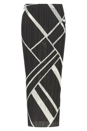 Issey Miyake Fold Line' Skirt