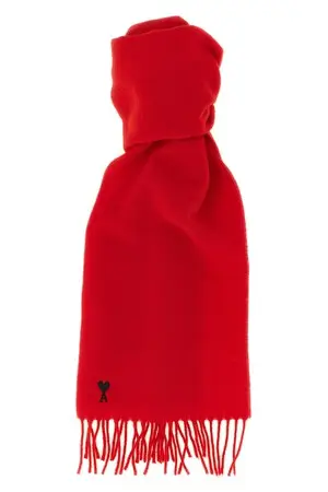 AMI Paris De Coeur' Scarf - Red