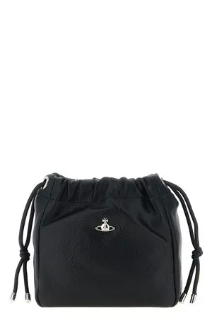 VIVIENNE WESTWOOD Hilary' Small Bucket Bag - Black