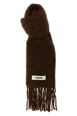 Jacquemus L'echarpe Carro' Scarf - Brown