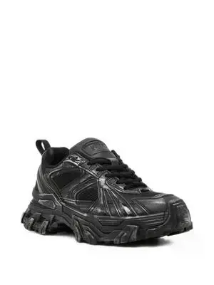 JUUN.J Panelled Chunky-sole Sneakers - Black