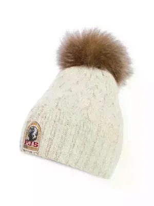 PARAJUMPERS Kylie Cable-knit Beanie Hat - Neutrals