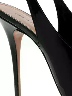 Amina Muaddi Anok Patent-leather Sandals