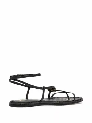 Sam Edelman Rillie Stone-embellished Flat Sandals - Black