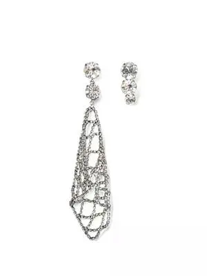 Isabel Marant Étoile Thalia Asymmetric Crystal-embellished Earrings