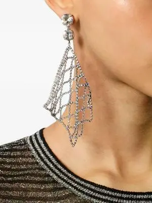 Isabel Marant Étoile Thalia Asymmetric Crystal-embellished Earrings