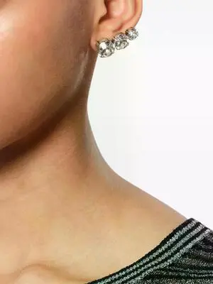 Isabel Marant Étoile Thalia Asymmetric Crystal-embellished Earrings