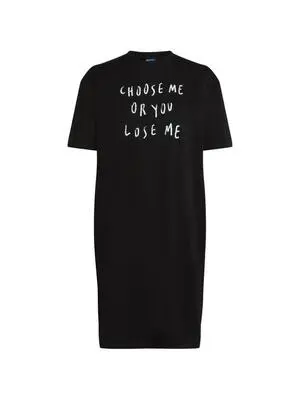Karl Lagerfeld X Pietro Terzini T-shirt Dress - Black