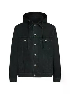 Karl Lagerfeld X Pietro Terzini Padded Denim Jacket - Black