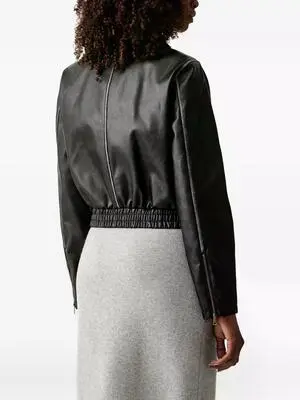 TWINSET Elasticated-hem Zip-up Jacket