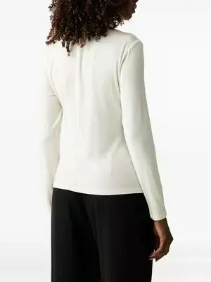 TWINSET Embellished Gathered-detail Blouse