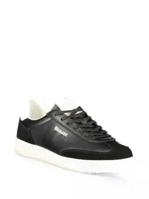 BLAUER. Grant Logo-patch Panelled Sneakers