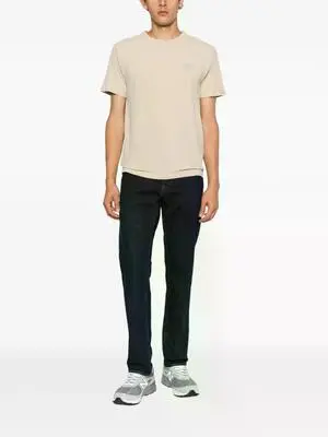 Stone Island Ghost Logo-patch T-shirt - Neutrals